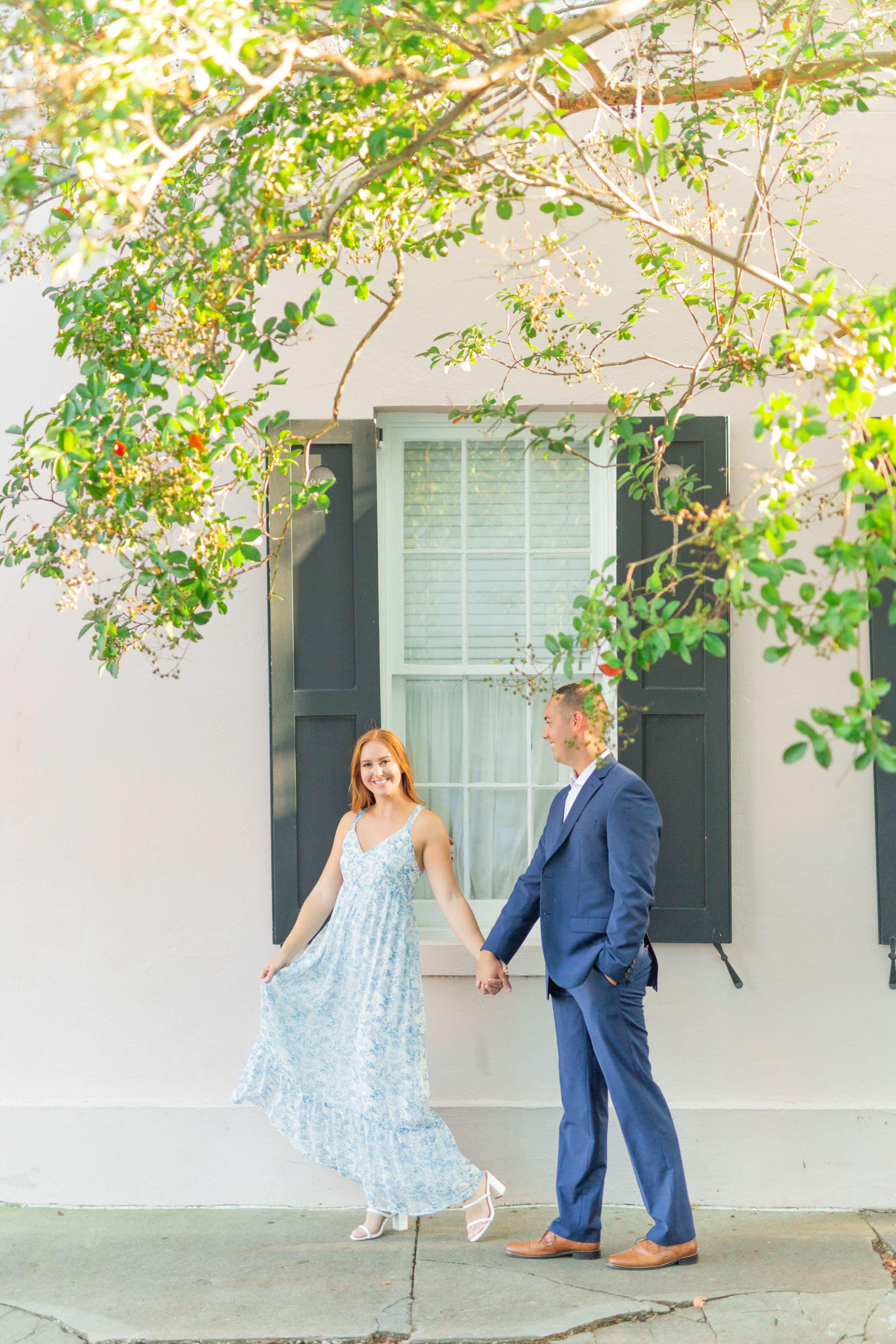 Downtown Charleston Engagement Session | Connor & Julia