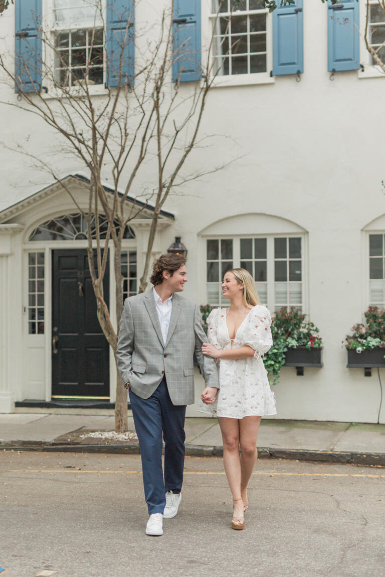 Downtown Charleston Engagement Session | Paige & Michael
