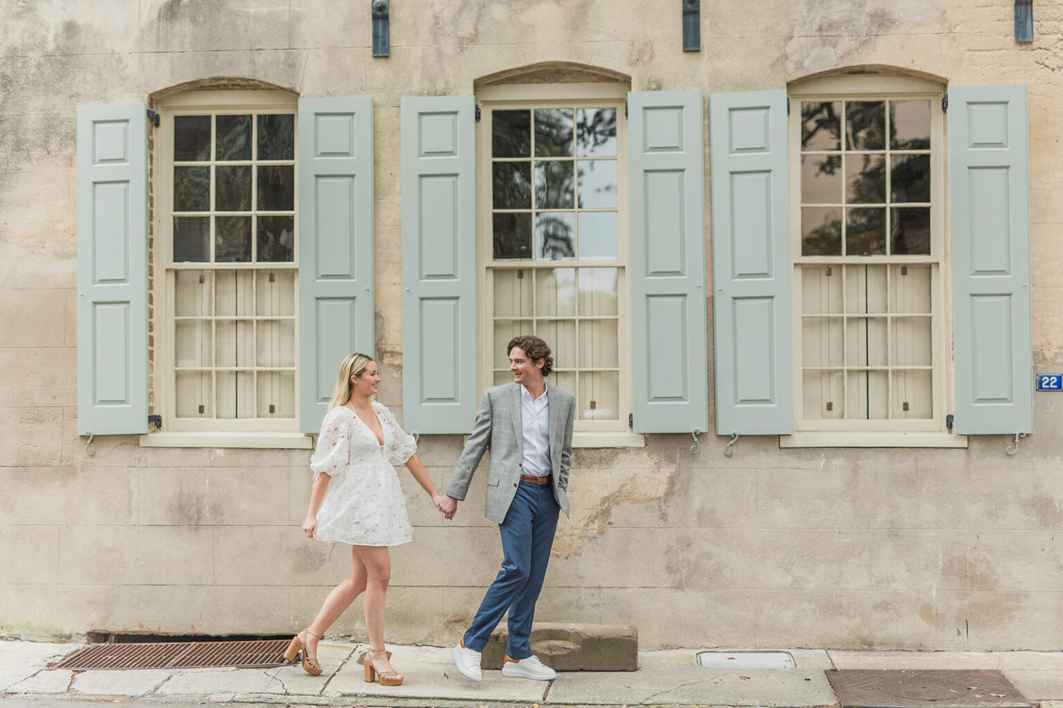 Downtown Charleston Engagement Session | Paige & Michael