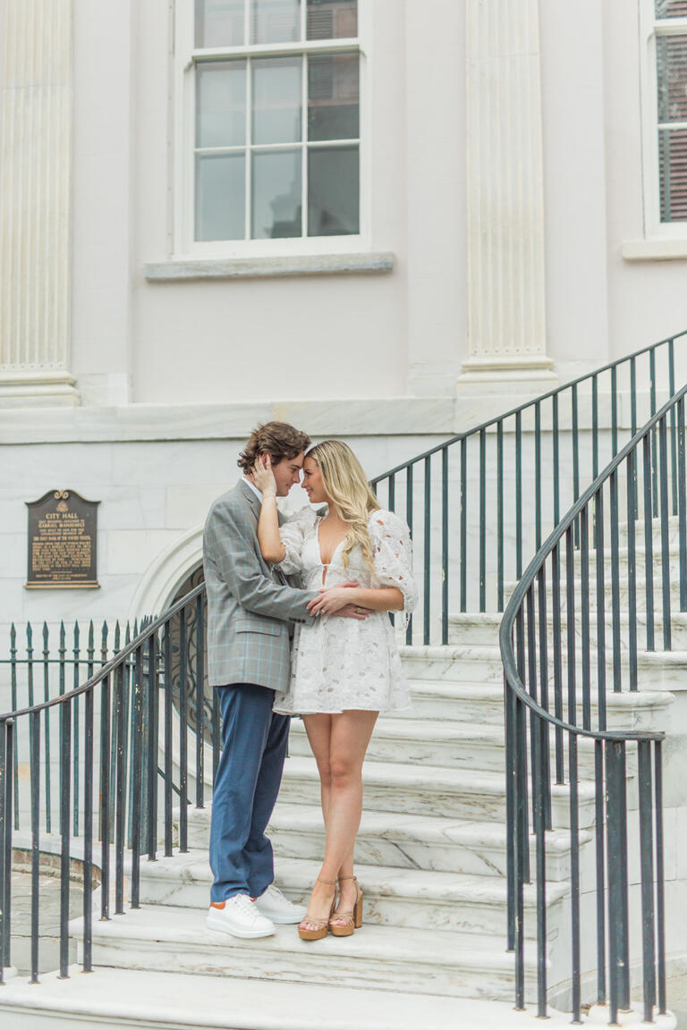 Downtown Charleston Engagement Session | Paige & Michael