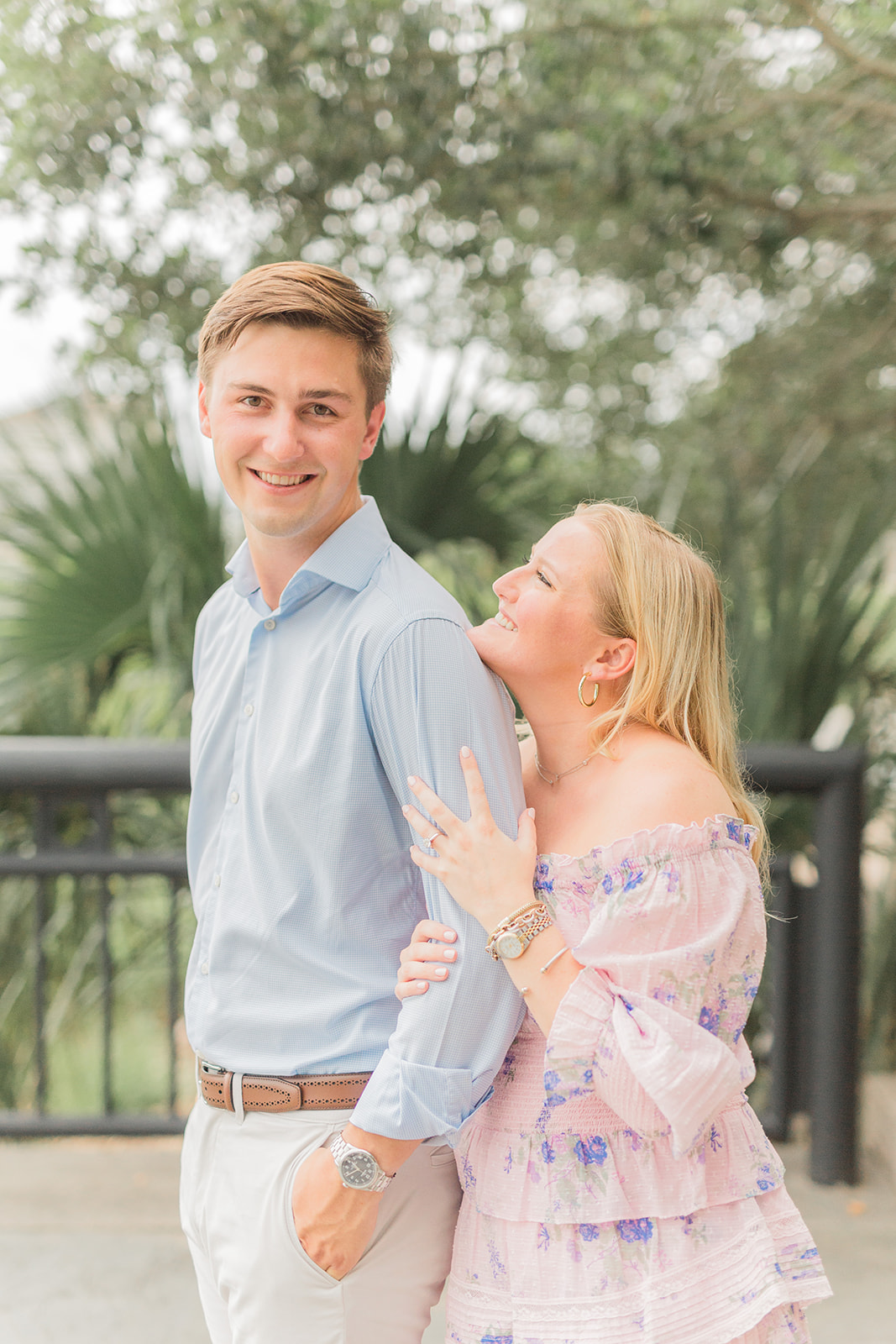 Charleston Marriage Proposal at Waterfront Park