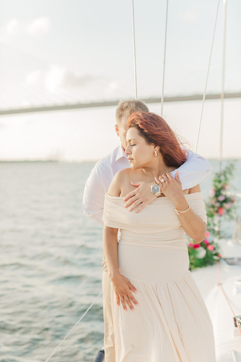 Charleston Sunset Sailboat Proposal | Tyler & Lisette - Showit Blog